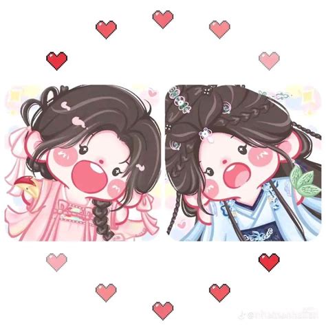 Vĩnh Dạ Tinh Hà Chibi Love Games Pin Doll Chines Drama