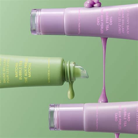 Son Laneige Lip Glowy Balm Taro Bubble Tea Kallos