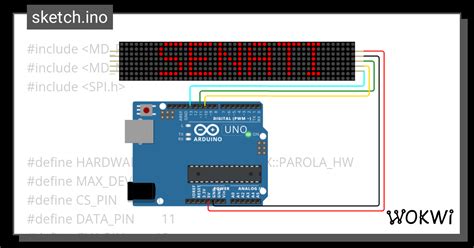 MATRICES Wokwi ESP STM Arduino Simulator