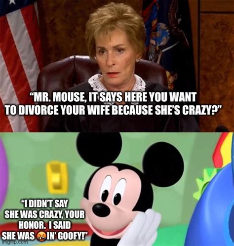 Image Tagged In Judge Judy Unimpressedmickey Mouse Tool Imgflip