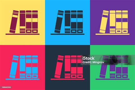 색상 배경에서 격리된 용지 및 문서 아이콘이 있는 팝 아트 오피스 폴더입니다 아카이브 폴더 기호입니다 벡터 0명에 대한 스톡 벡터 아트 및 기타 이미지 Istock