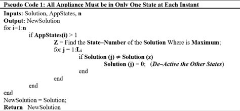 the pseudo code for the first constraint download scientific diagram