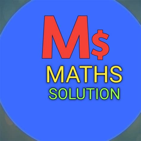 Maths Solution Youtube