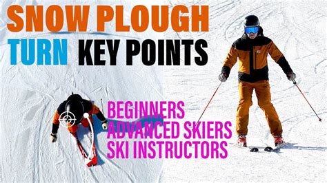 Alpine Skiing Snow Plough Turn Key Points Beginners Advanced Drill