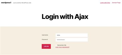 Wordpress Login With Ajax For 2 Factor Authentication Ajax Login Form