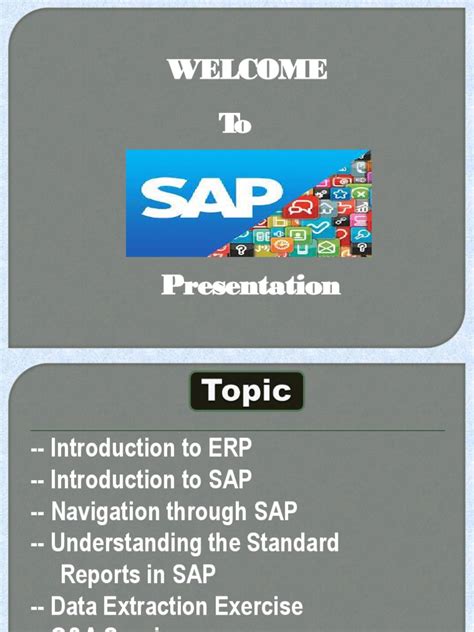 introduction to sap pdf menu computing icon computing