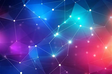Premium Photo Vector Gradient Network Connection Background