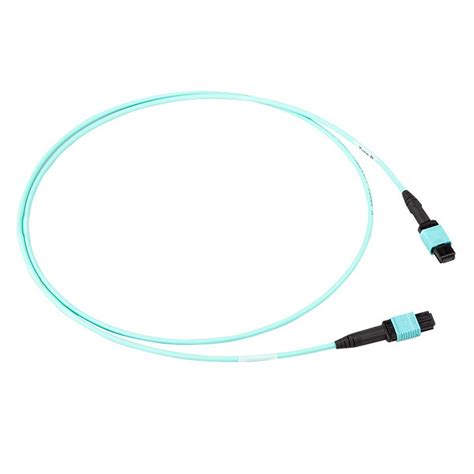 Multimode Om4 Mpo To Mpo Trunk Cable 12 Fiber Female Type B Lszh
