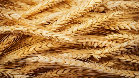 Creating A Rustic Texture With Interwoven Wheat Spikes Background