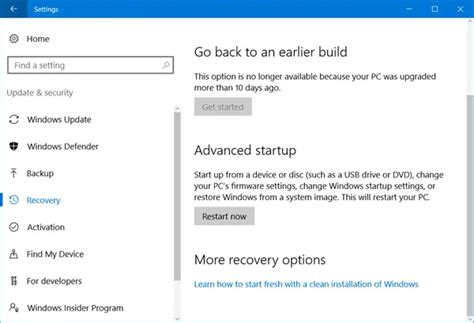 How To Access Uefi Firmware Settings On Windows 1110