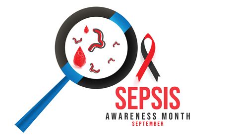 Sepsis Awareness Month Background Banner Card Poster Template