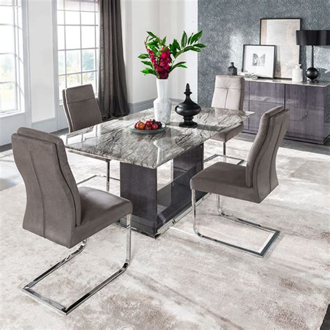 Venice Grey Marble Dining Table Add Elegance And Style To Your Home