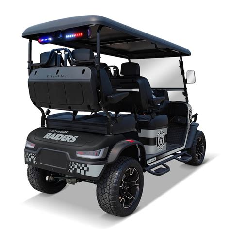 Kandi Las Vegas Raiders 4 Seat Electric Golf Cart With Lithium Battery