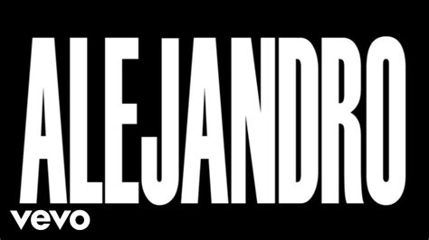 Lady Gaga Alejandro Official Music Video Youtube Music