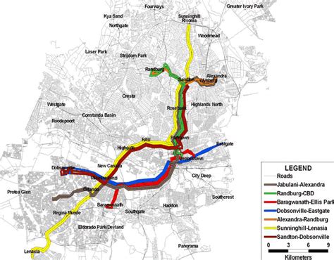 Johannesburg Underground Map