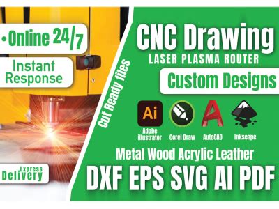 Design Dxf Files For Cnc Cutting Machines Upwork