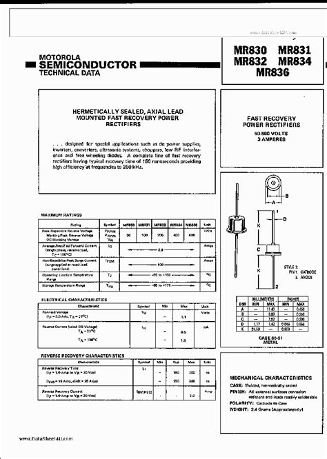 MR830_1638768.PDF Datasheet Download --- IC-ON-LINE