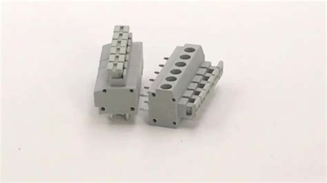 Pcb Push Button Screwless Electrical Clamp Connector Buy Pcb Connector Screwless Connector