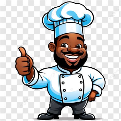 Cartoon Black Chef Cook Shirt Designs Design Elements Asset Design