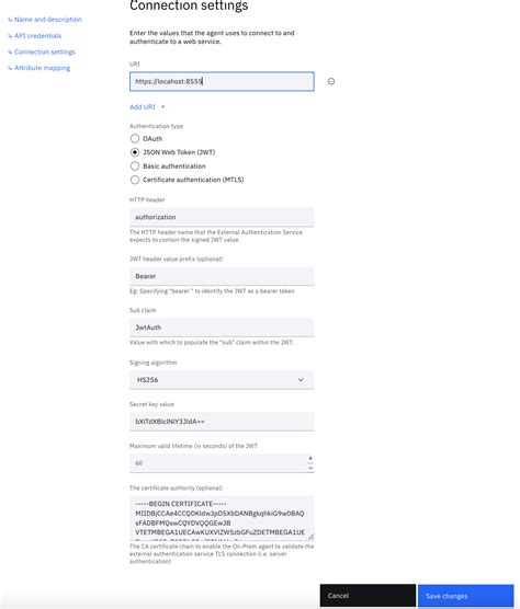 Developing An External Agent Web Service