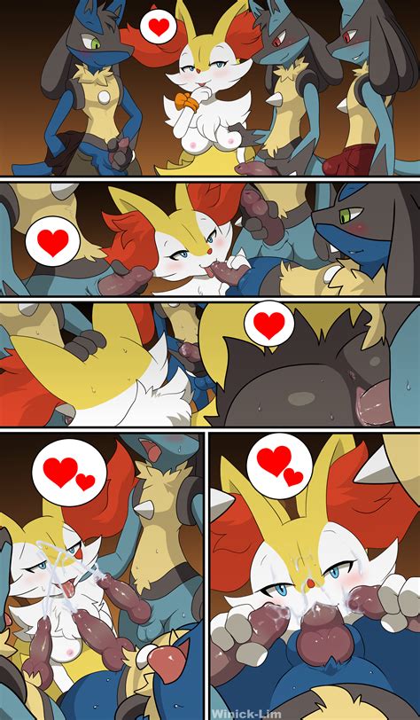 Rule 34 Braixen Feral Lucario Pokemon Pokemon Species Sex 5632687