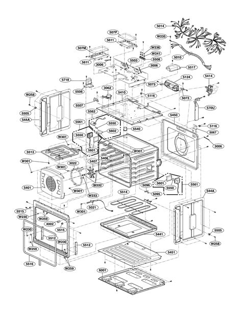 Official Lg Lwd3063st00 Electric Wall Oven Parts Sears Partsdirect