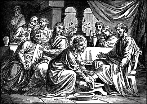 Jesus Washes The Disciples Feet To Show The Importance Of Baptism And