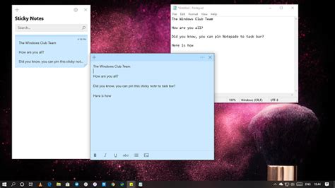 How To Put Sticky Note Or Notepad On Desktop In Windows 11 10