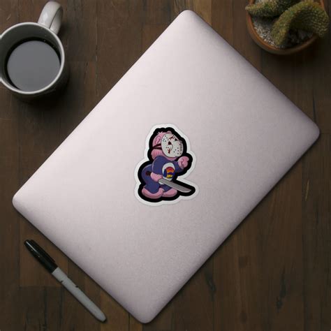 Michael Myers Bear Halloween Sticker Teepublic