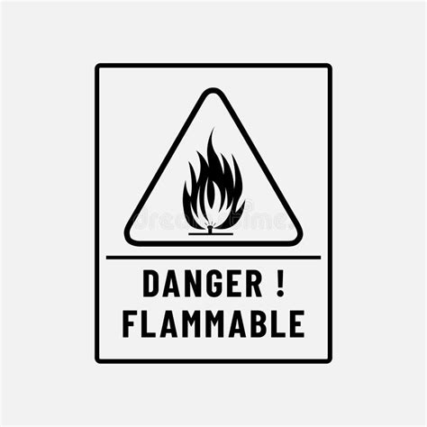 Flammability Danger Stock Illustrations 218 Flammability Danger Stock