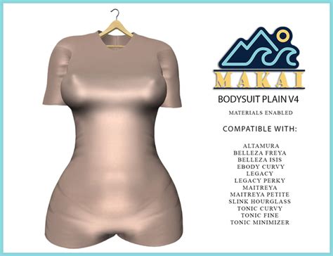Second Life Marketplace Makai Plain Quicksand Bodysuit V4