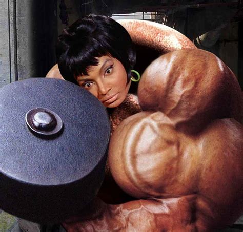 9 She Glared At The Size Of Her Own Huge Bicep By Shegotbig On