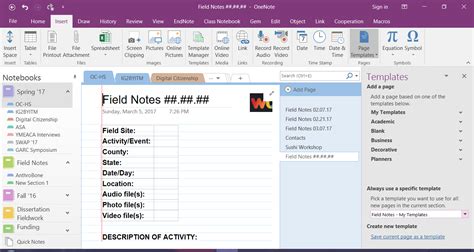 AnthroBone In The Field App Report OneNote For Research Writing