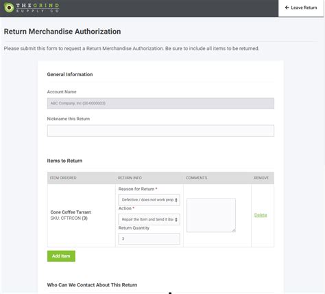 Returns System (RMA's) Web-Only Bundle [R2] - CIMcloud Help Center