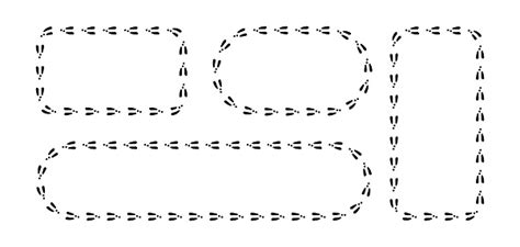 토끼 또는 토끼 발자국 흔적 경계 토끼 발이 눈에 인쇄됩니다 토끼 발 단계 토끼 걸음 추적 빈 프레임 템플릿입니다 평면 스타일의 흰색 배경에 격리된 벡터 일러스트 레이 션
