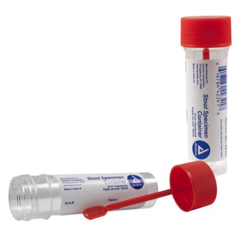 Stool Specimen Container 30ml Individually Wrapped Medex Supply