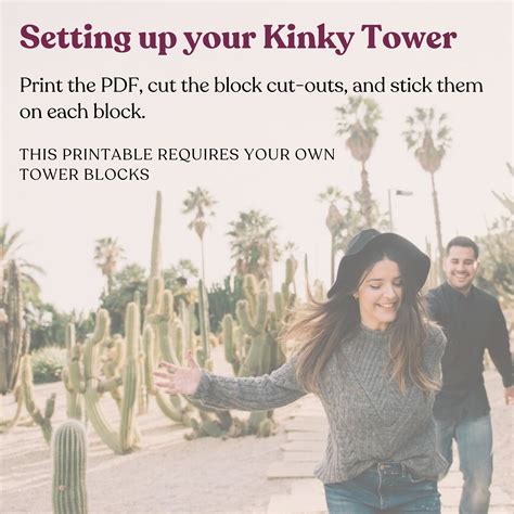 Printable Sexy Tower Game Adult Games For Couples Get Your Adult Toppling Tower Sex Game With