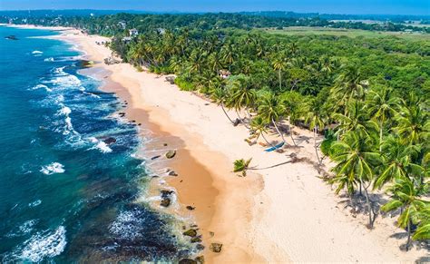 Plaża Tangalle Beach Spokojna Plaża Na Sri Lance Wakacje Na Fali