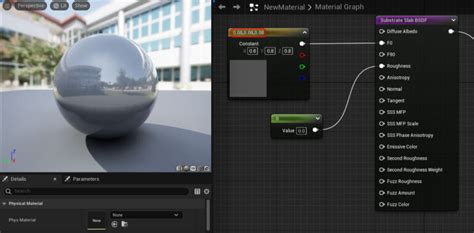 【ue5】substrate Material の使い方 入門編 メタタイムcg