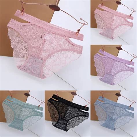 Women Sexy Sheer Mesh See Through Panties Lingeries Sleepwear Underwear