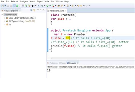 Apache Spark Scala Command Using IDE Scala Commands IDE Tutorial