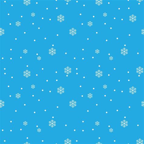 Blue Seamless Snowflake Pattern 15642158 Vector Art At Vecteezy