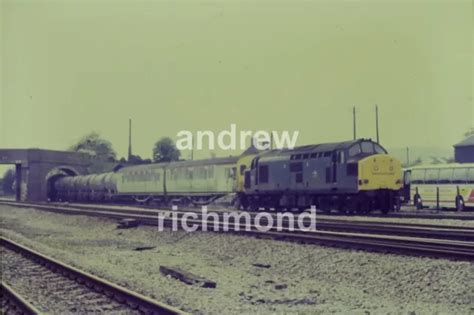 37234 Class 37 Diesel Locomotive Departmental Train 1984 Original 35mm