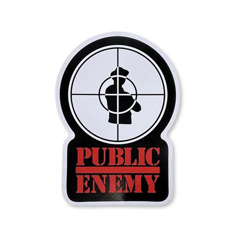 Public Enemy Target Logo Sticker Nhhm Official Site