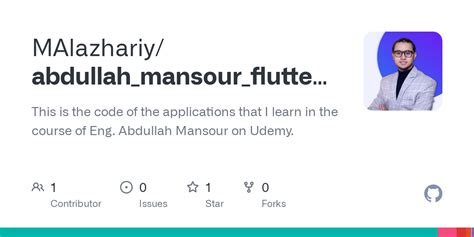 github malazhariy abdullah mansour flutter course this is the code