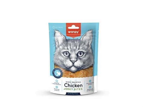 تشویقی گربه ونپی مدل Chicken Jerky Bites بسته 80 گرمی پت شاپ آنلاین