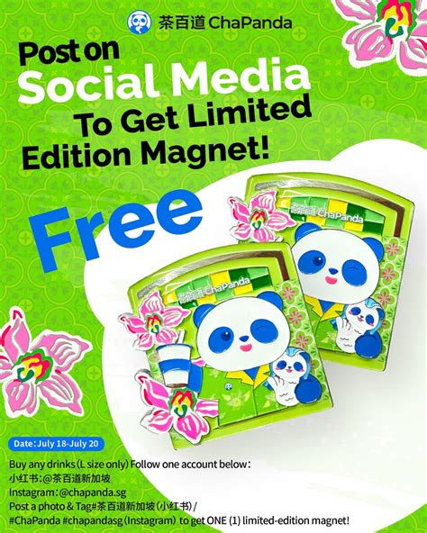 Chapanda Opening Deal Get Free Limited Fridge Stickers Singapore Jul 2025 Divedealssg