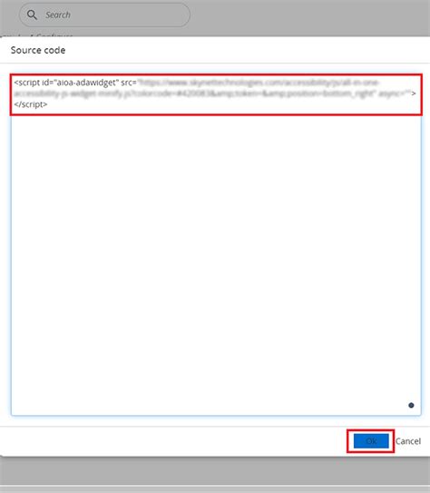 Prestashop Web Accessibility Widget Installation