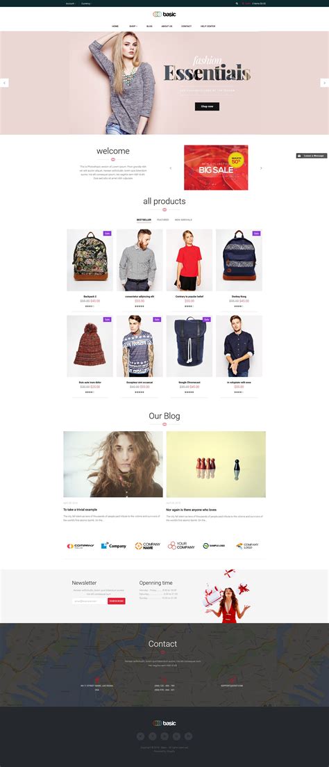 Basic Shopify Theme Codester