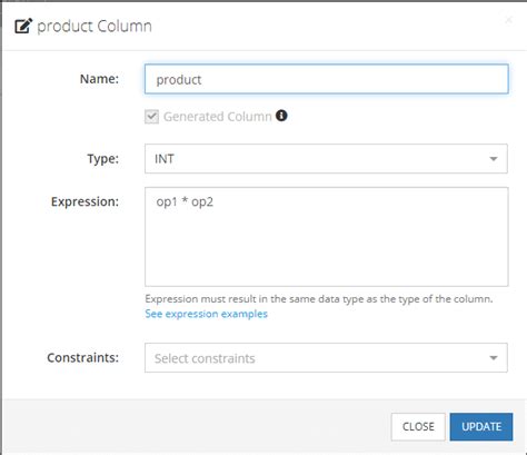 introducing the generated columns feature backendless